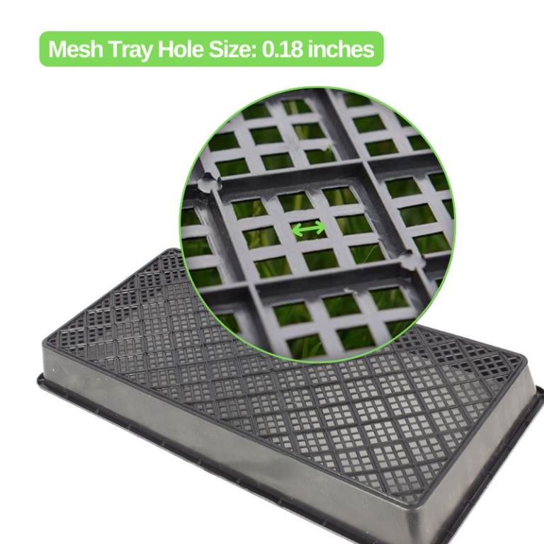 Mesh Bottom Microgreen Trays 1020 Flat Seedling Starter for Growing ...